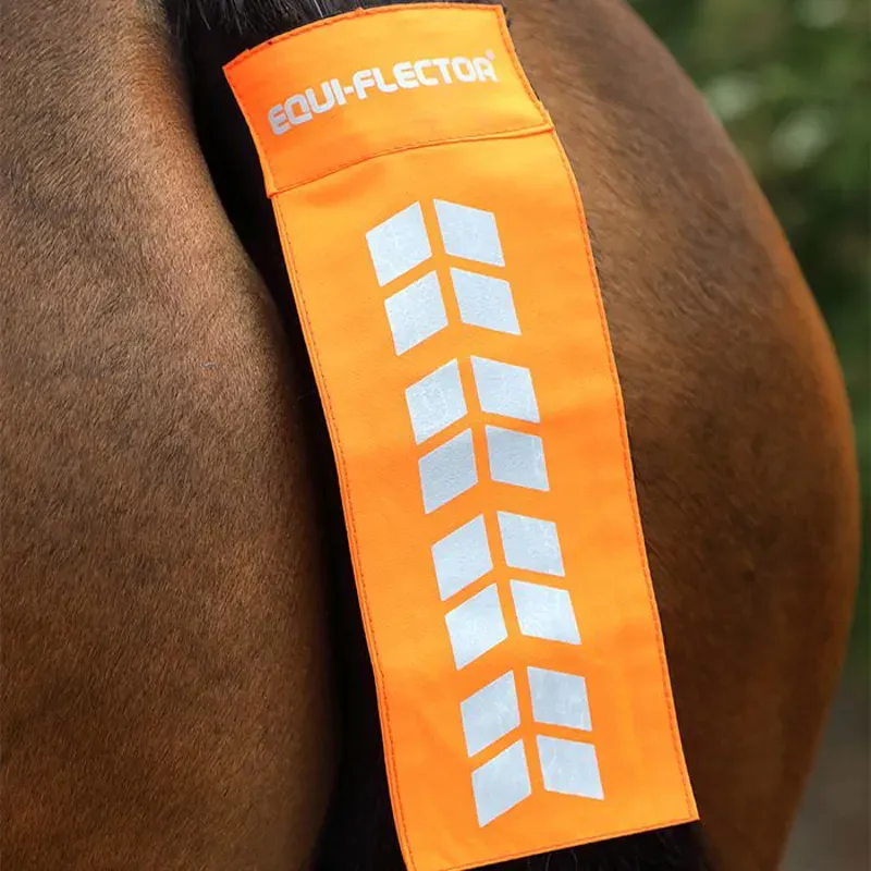 Equi-Flector Tail Strap in Orange
