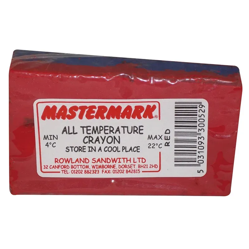 Mastermark All Temperature Ram Crayons in Red