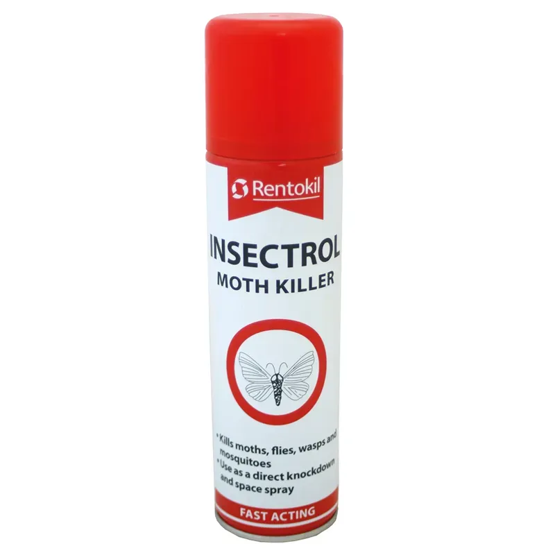 Rentokil 250ml Insectrol Moth Killer Aerosol